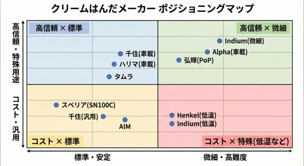 【保存版】クリームはんだメーカー国内一覧と用途別選定ガイド – 製造業の現場力とマネジメント